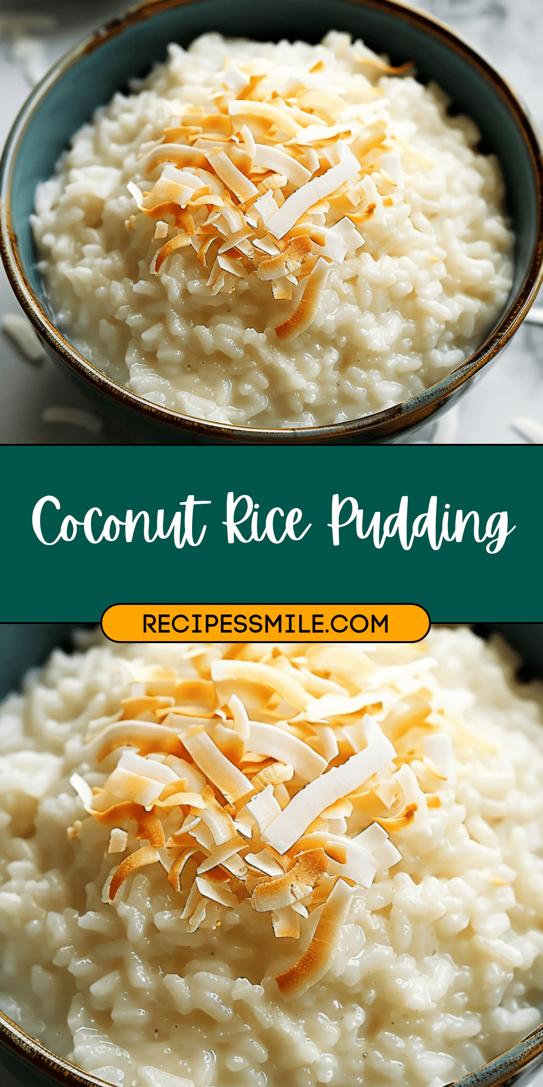 Coconut Rice Pudding - Recipes Smile
