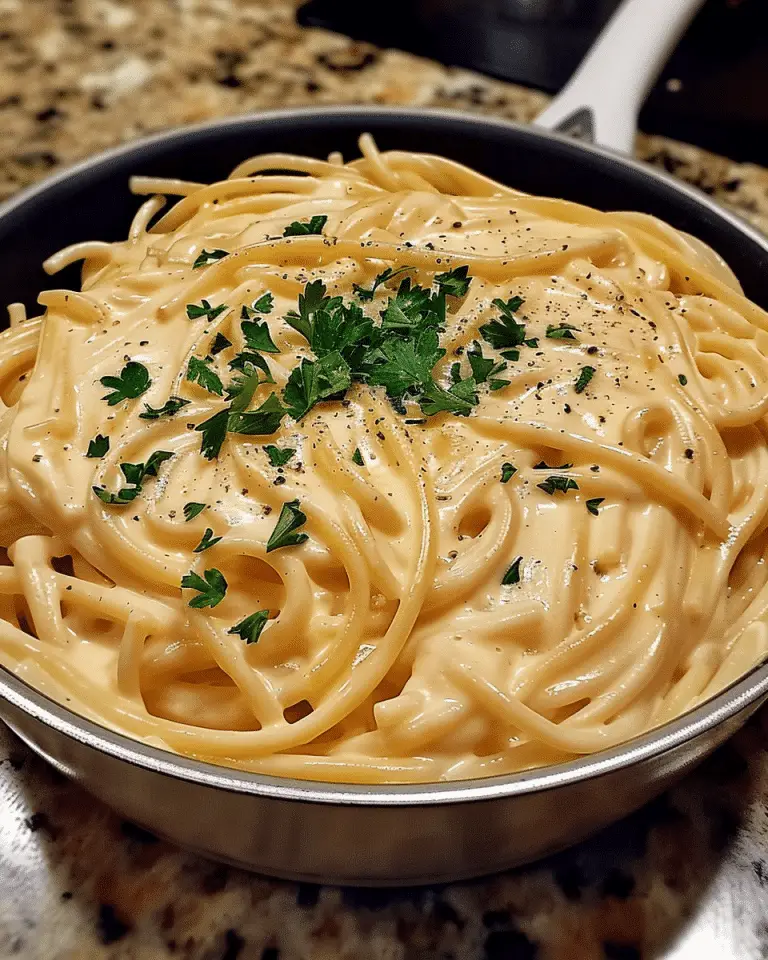 Creamy Spaghetti - Recipes Smile