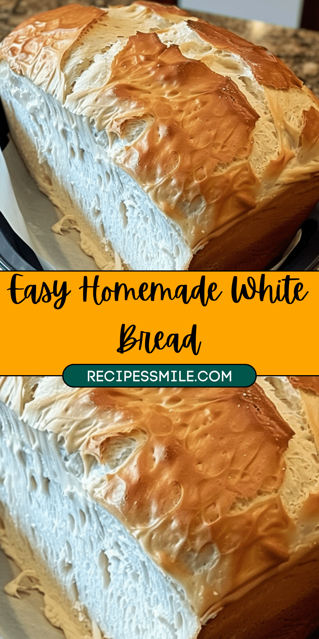 Easy Homemade White Bread Recipes Smile