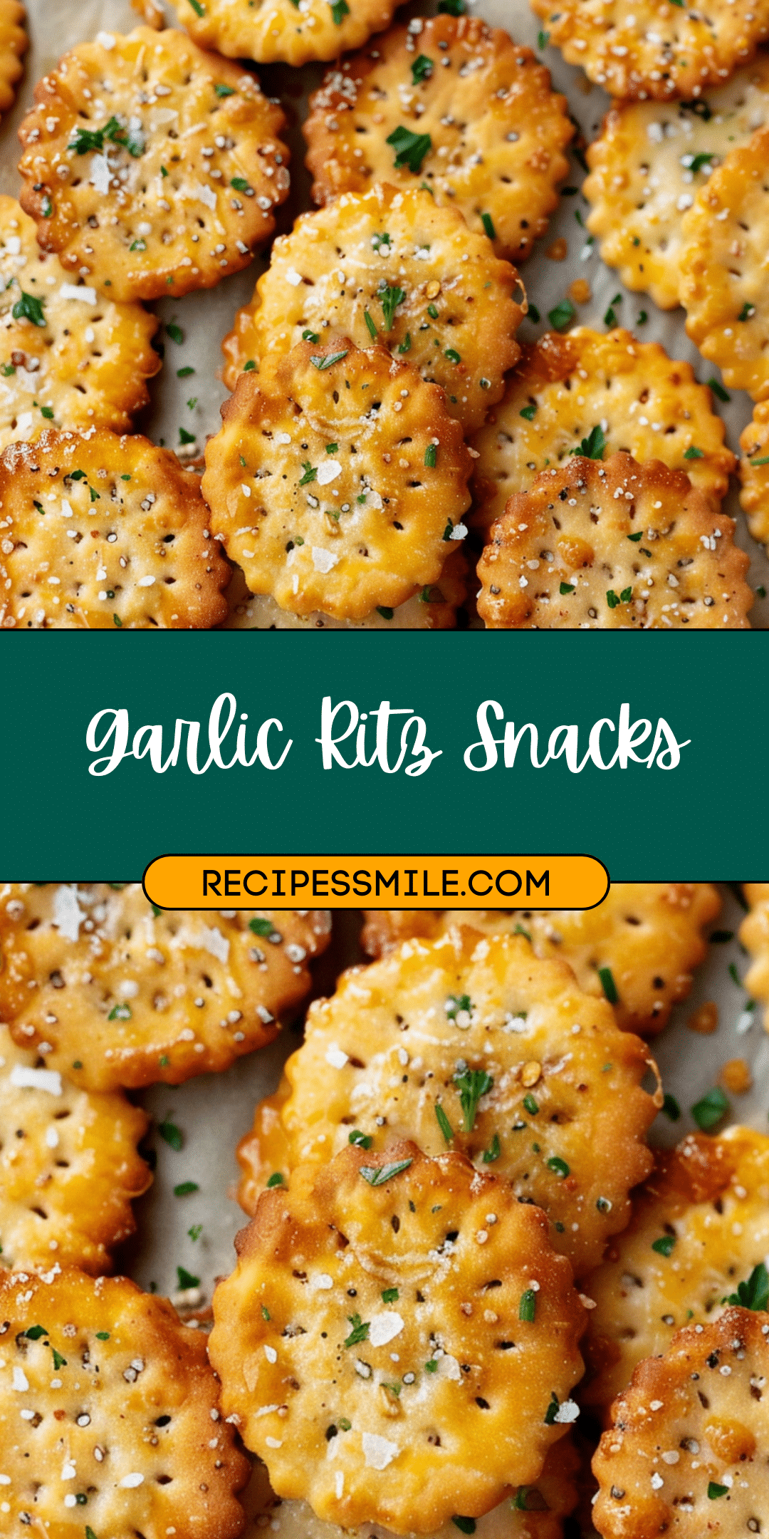 Garlic Ritz Snacks - Recipes Smile