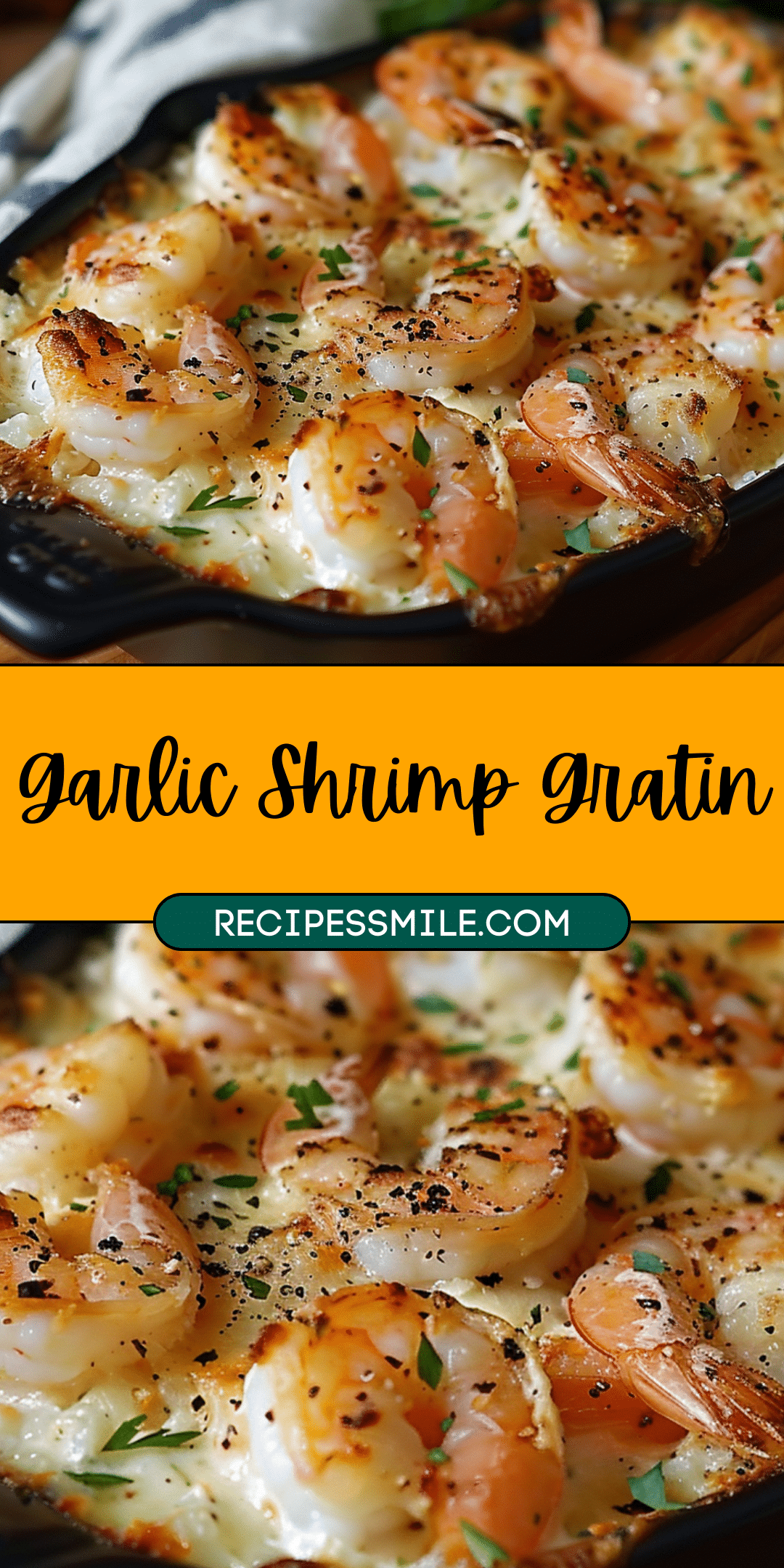 Garlic Shrimp Gratin - Recipes Smile