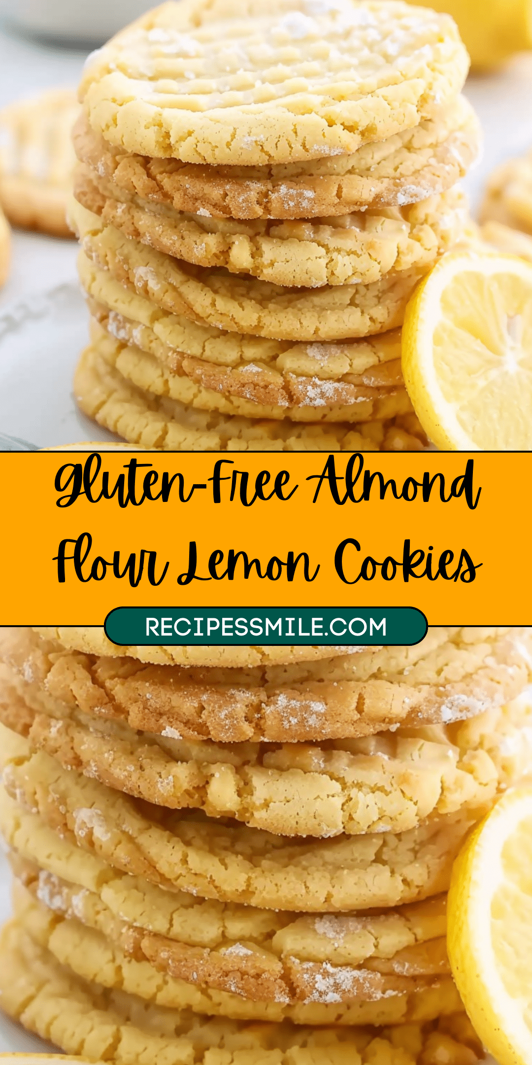 Gluten-Free Almond Flour Lemon Cookies - Recipes Smile