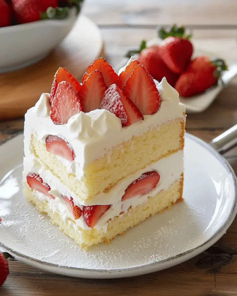 Japanese Strawberry Sponge Cake (Strawberry Shortcake) - Recipes Smile