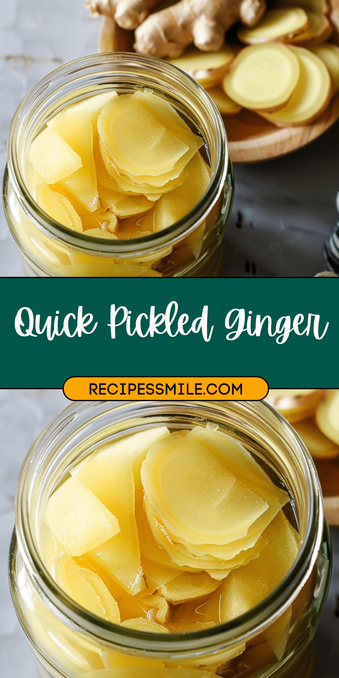 Quick Pickled Ginger - Recipes Smile