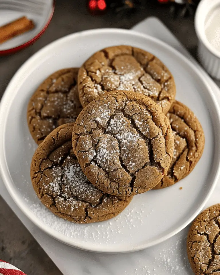 Soft and Chewy Ginger Snaps - Recipes Smile