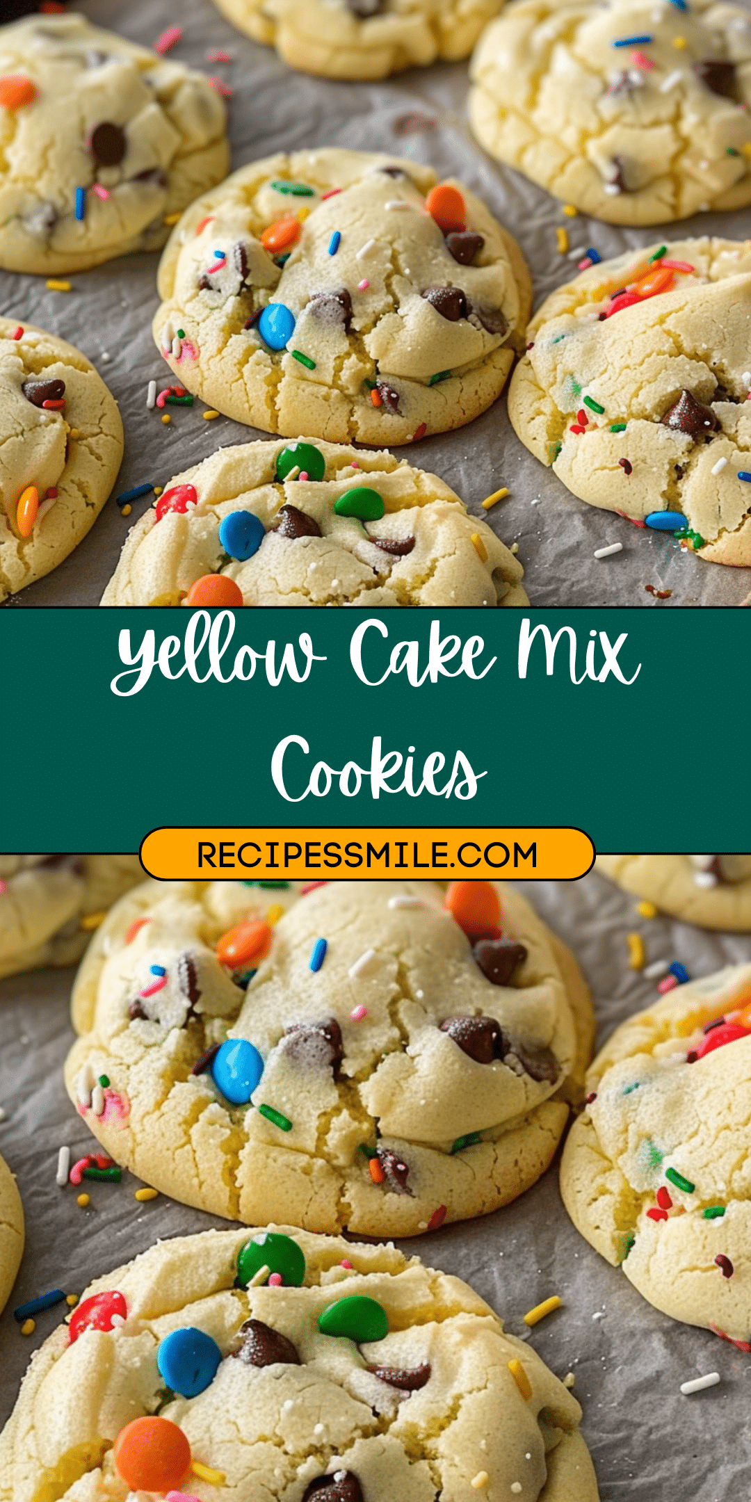 Yellow Cake Mix Cookies - Recipes Smile