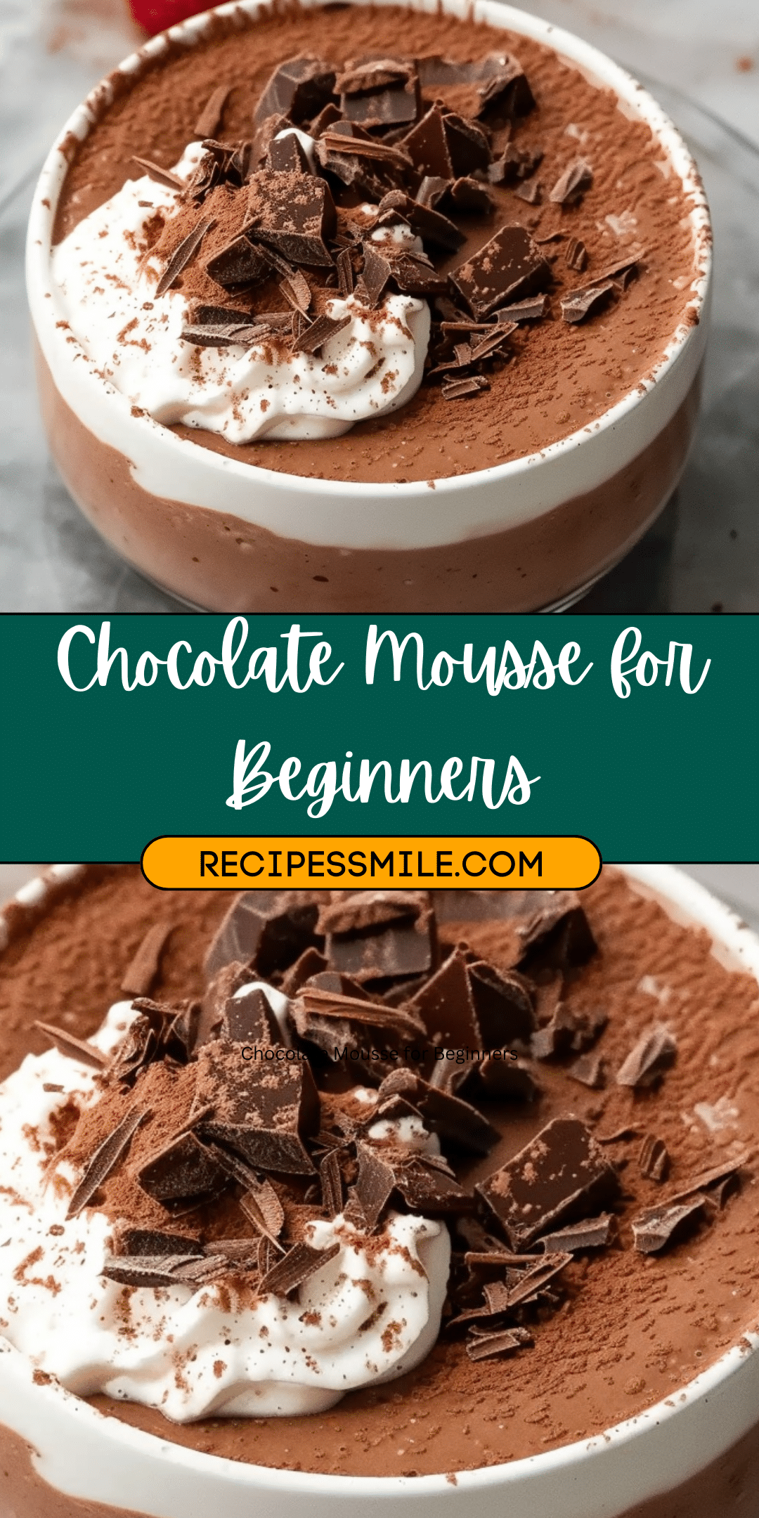 Chocolate Mousse for Beginners - Recipes Smile