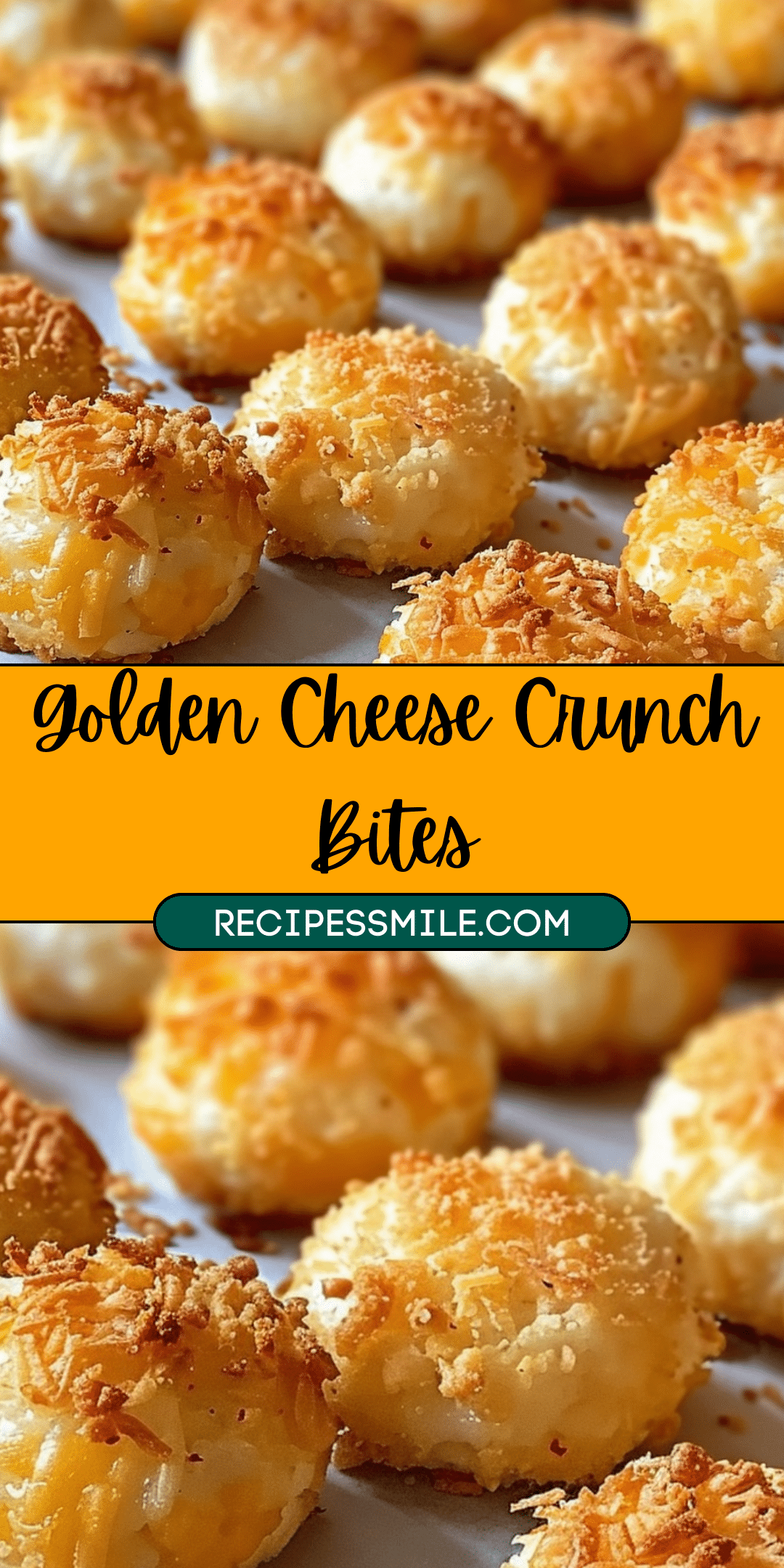 Golden Cheese Crunch Bites - Recipes Smile