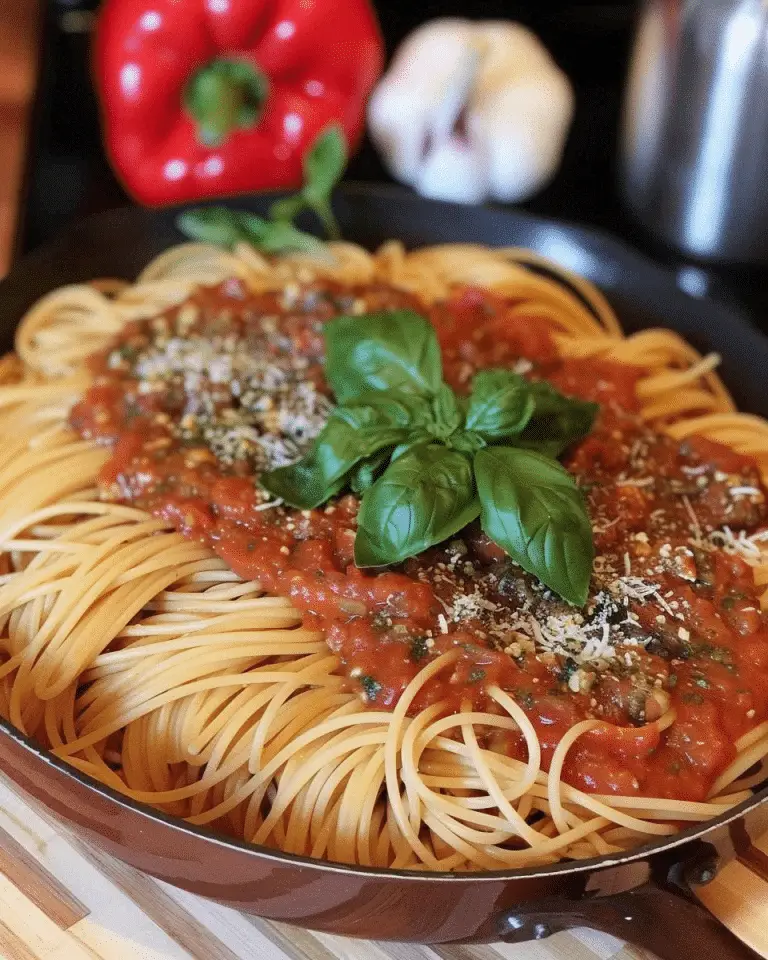 Homemade Spaghetti - Recipes Smile