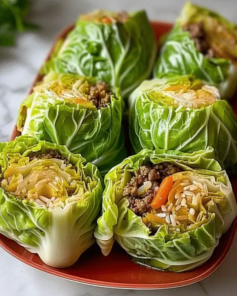 Italian Stuffed Cabbage Rolls - Recipes Smile