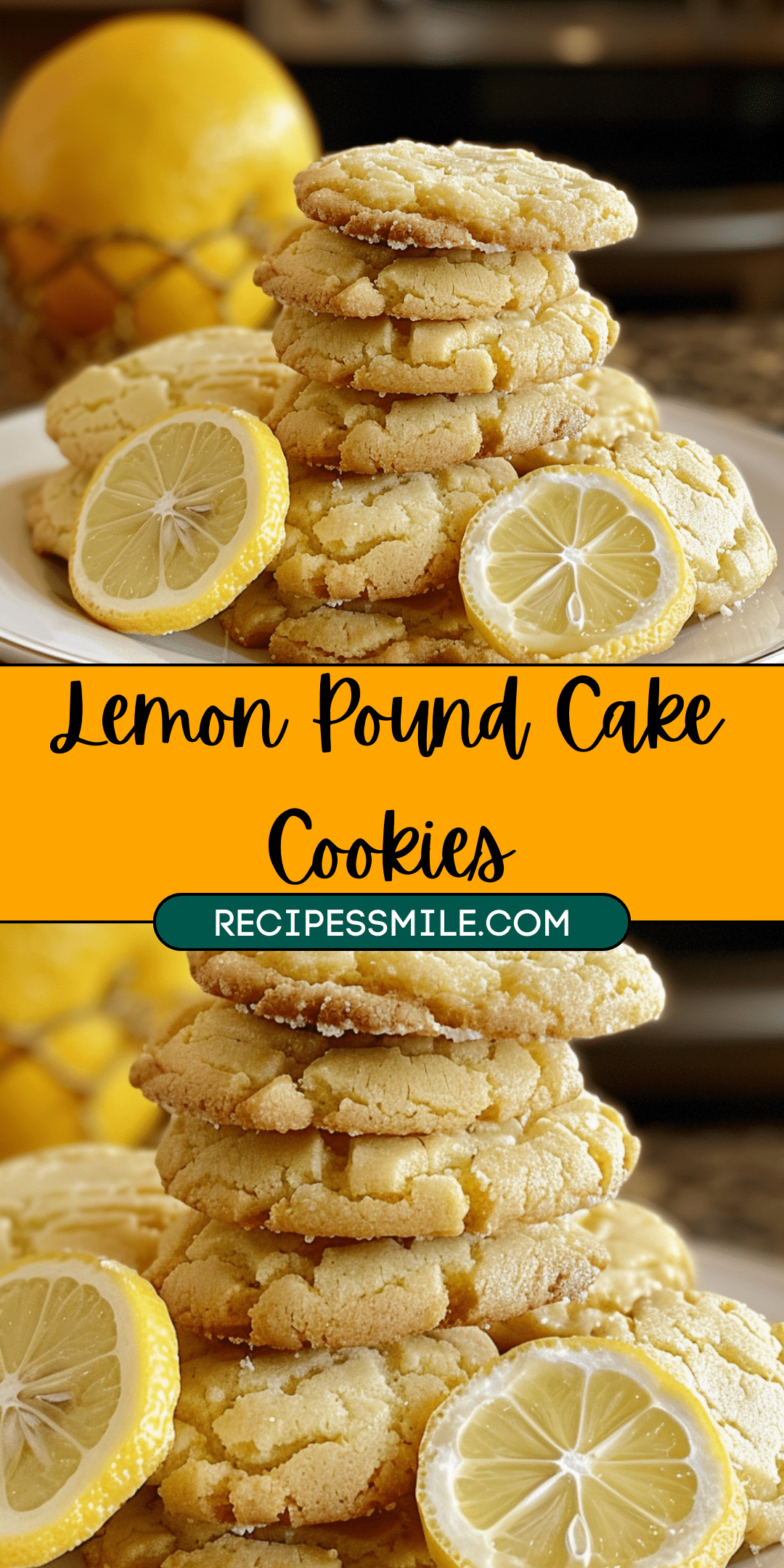 Lemon Pound Cake Cookies - Recipes Smile