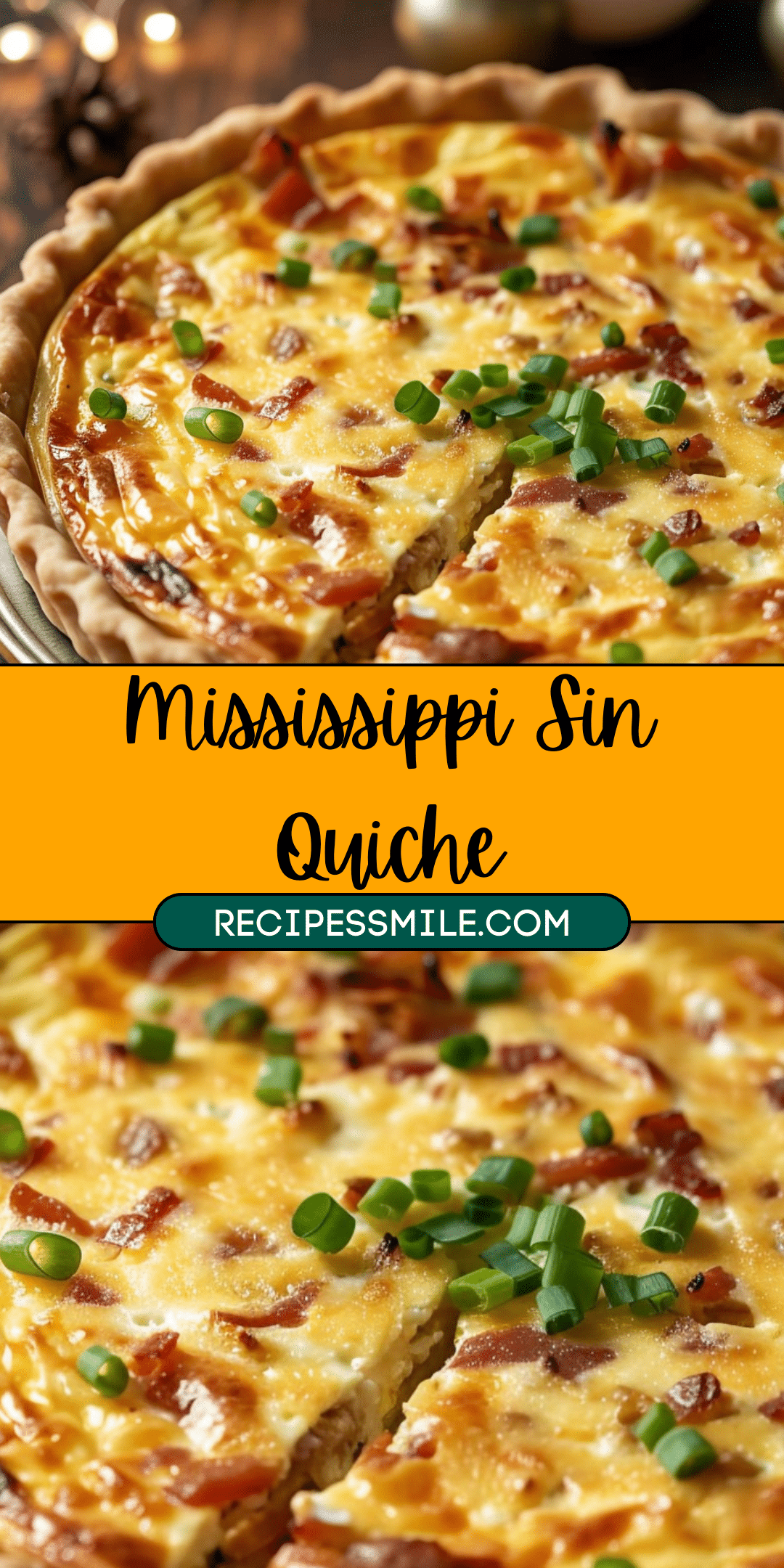 Mississippi Sin Quiche - Recipes Smile