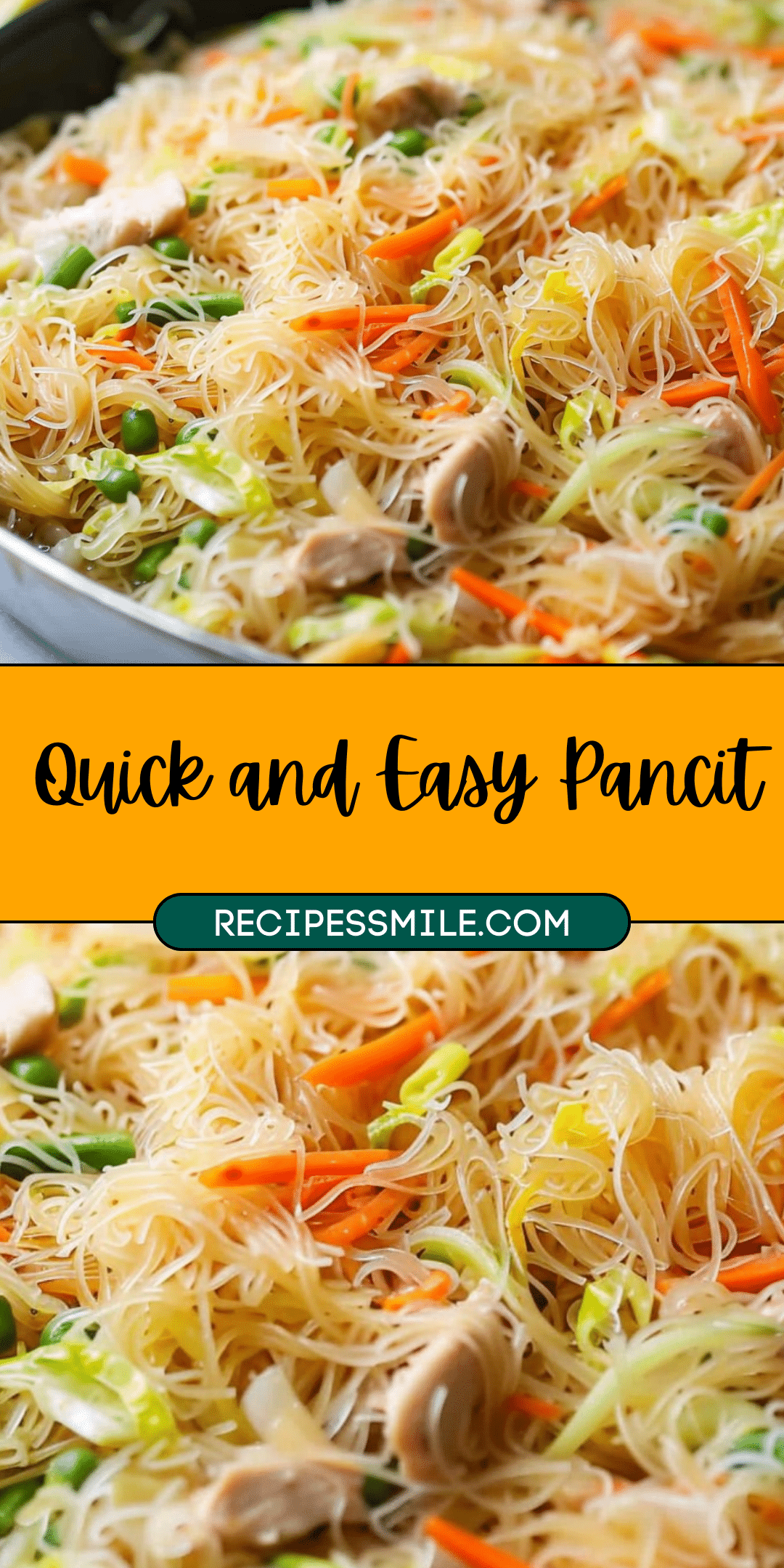 Quick and Easy Pancit - Recipes Smile