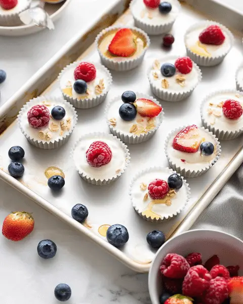 3 Ingredient Frozen Yogurt Bites - Recipes Smile