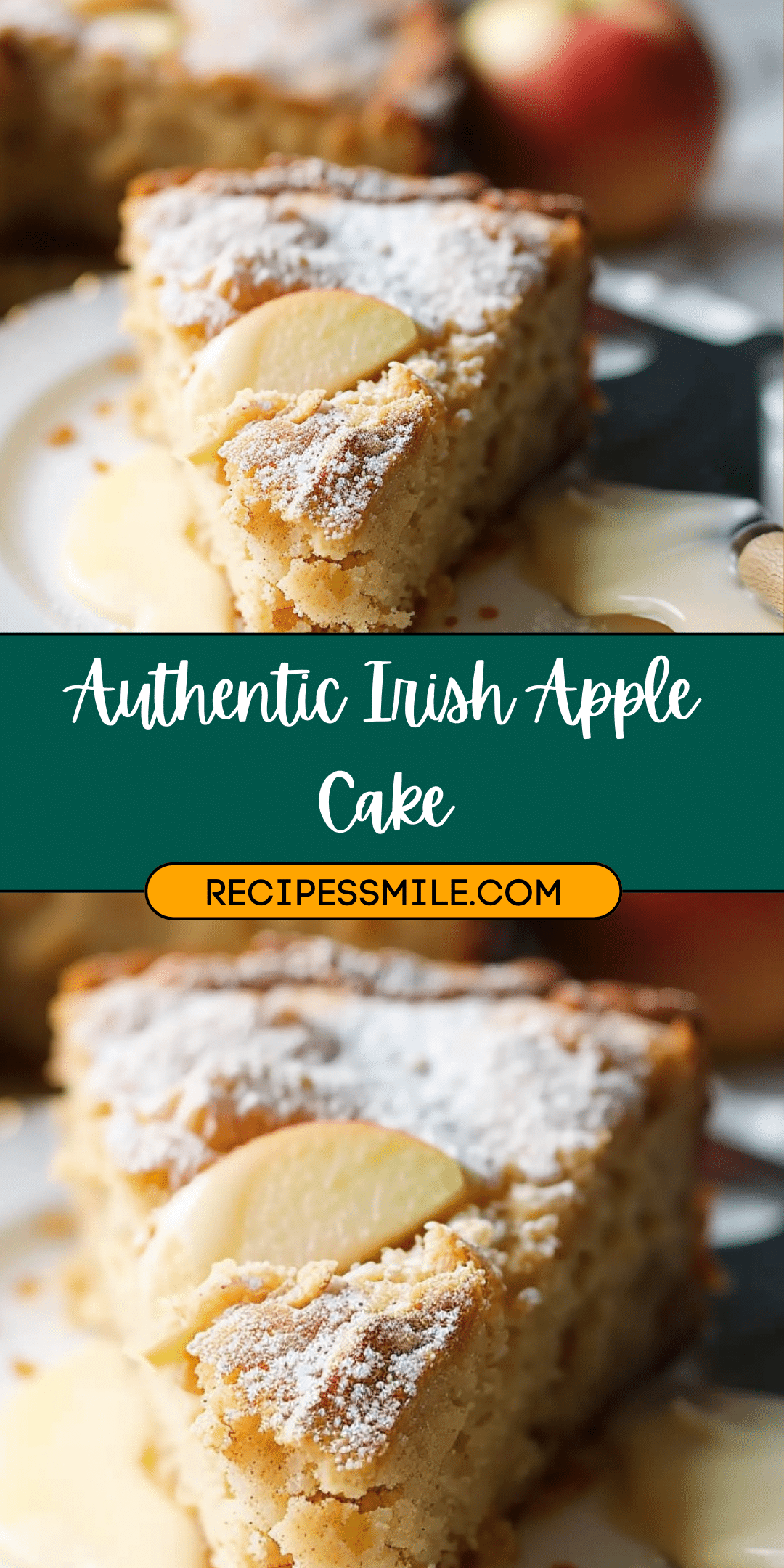 Authentic Irish Apple Cake - Recipes Smile