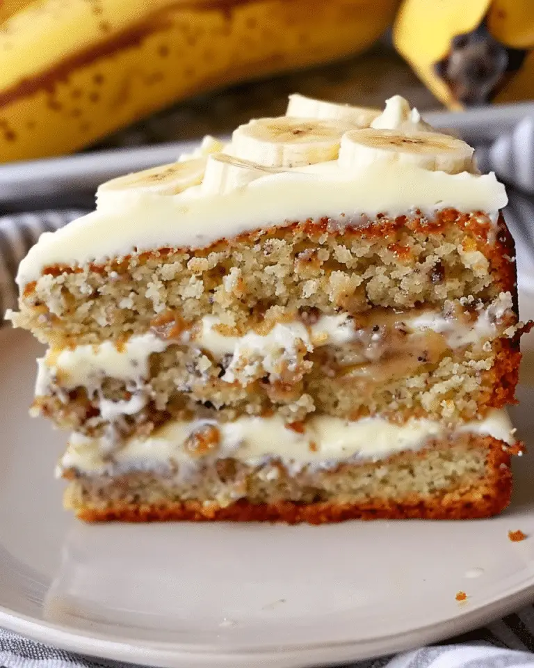 Banana Bread Cake with Cream Cheese Frosting - Recipes Smile