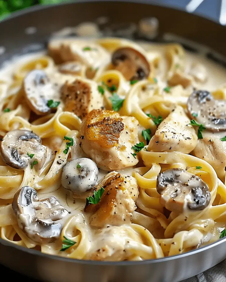 Creamy Chicken and Mushroom Pasta - Recipes Smile