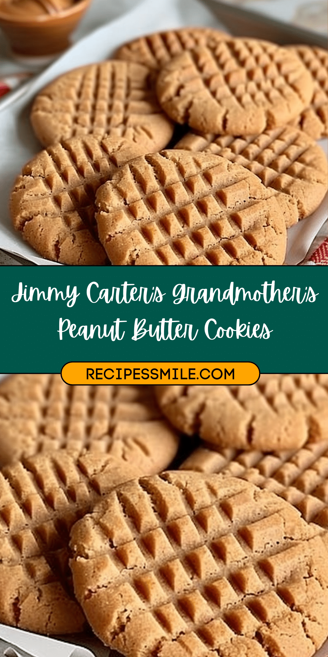 Jimmy Carter’s Grandmother’s Peanut Butter Cookies - Recipes Smile