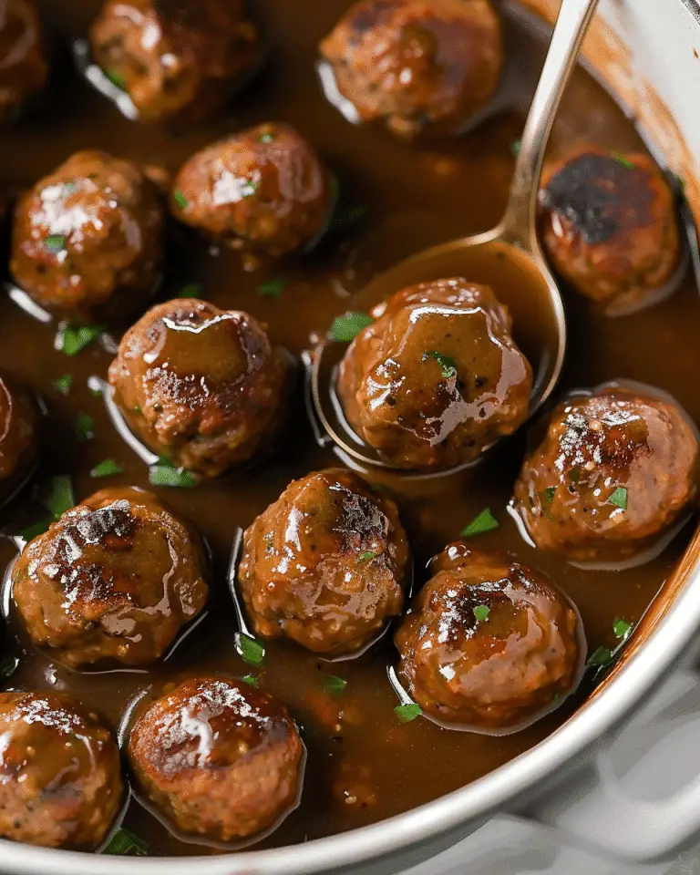Salisbury Steak Meatballs - Recipes Smile