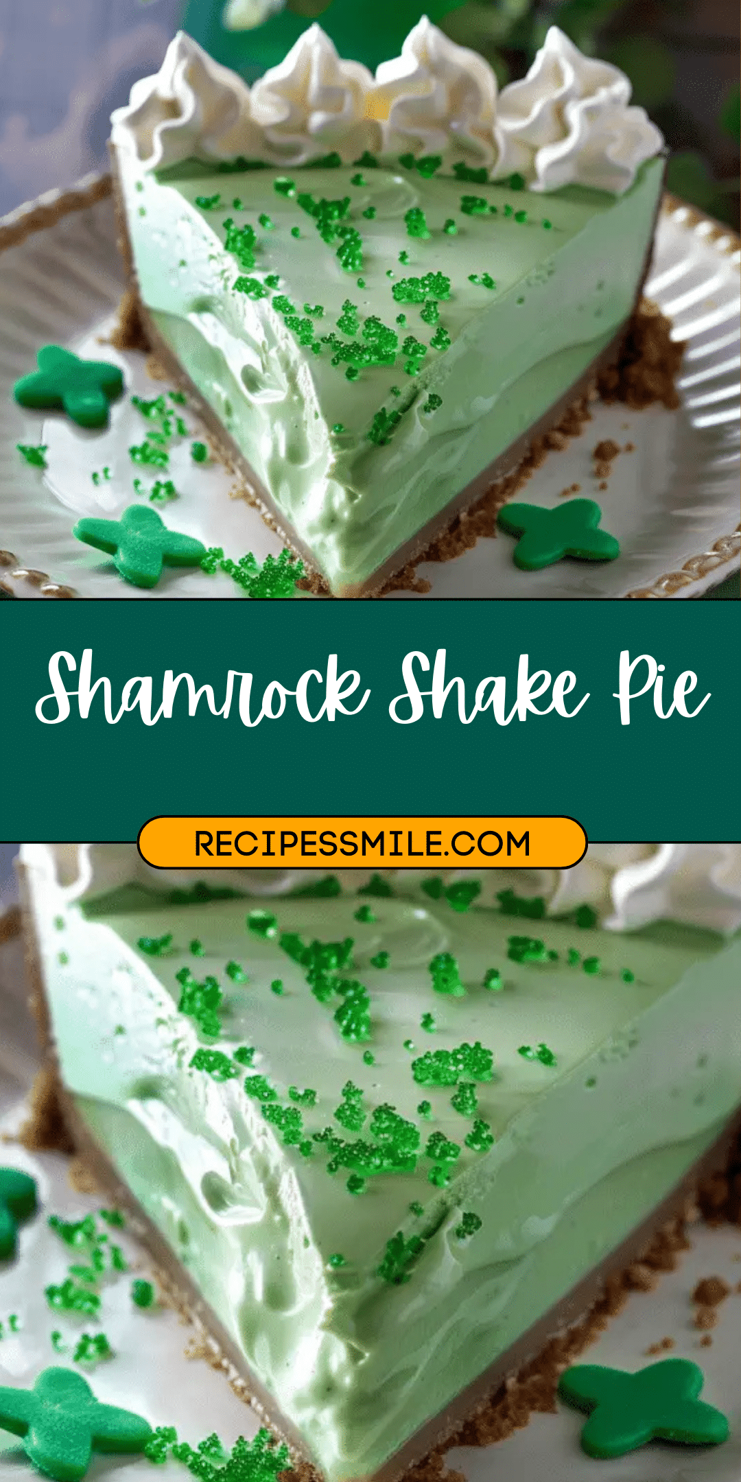 Shamrock Shake Pie - Recipes Smile