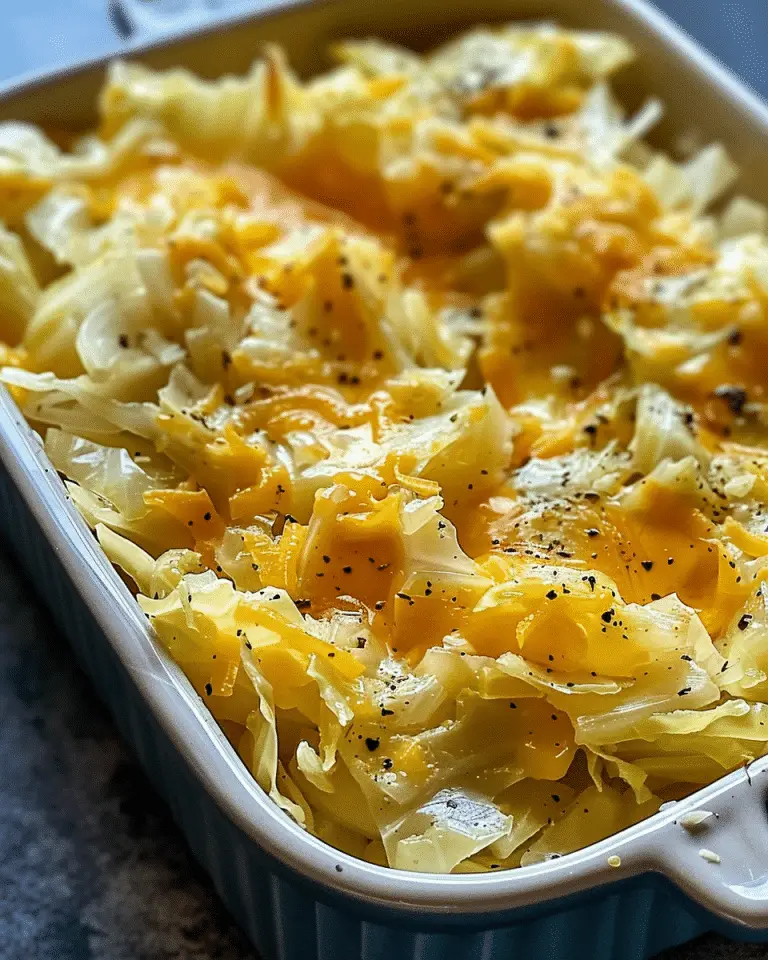 Cheesy Cabbage Casserole - Recipes Smile