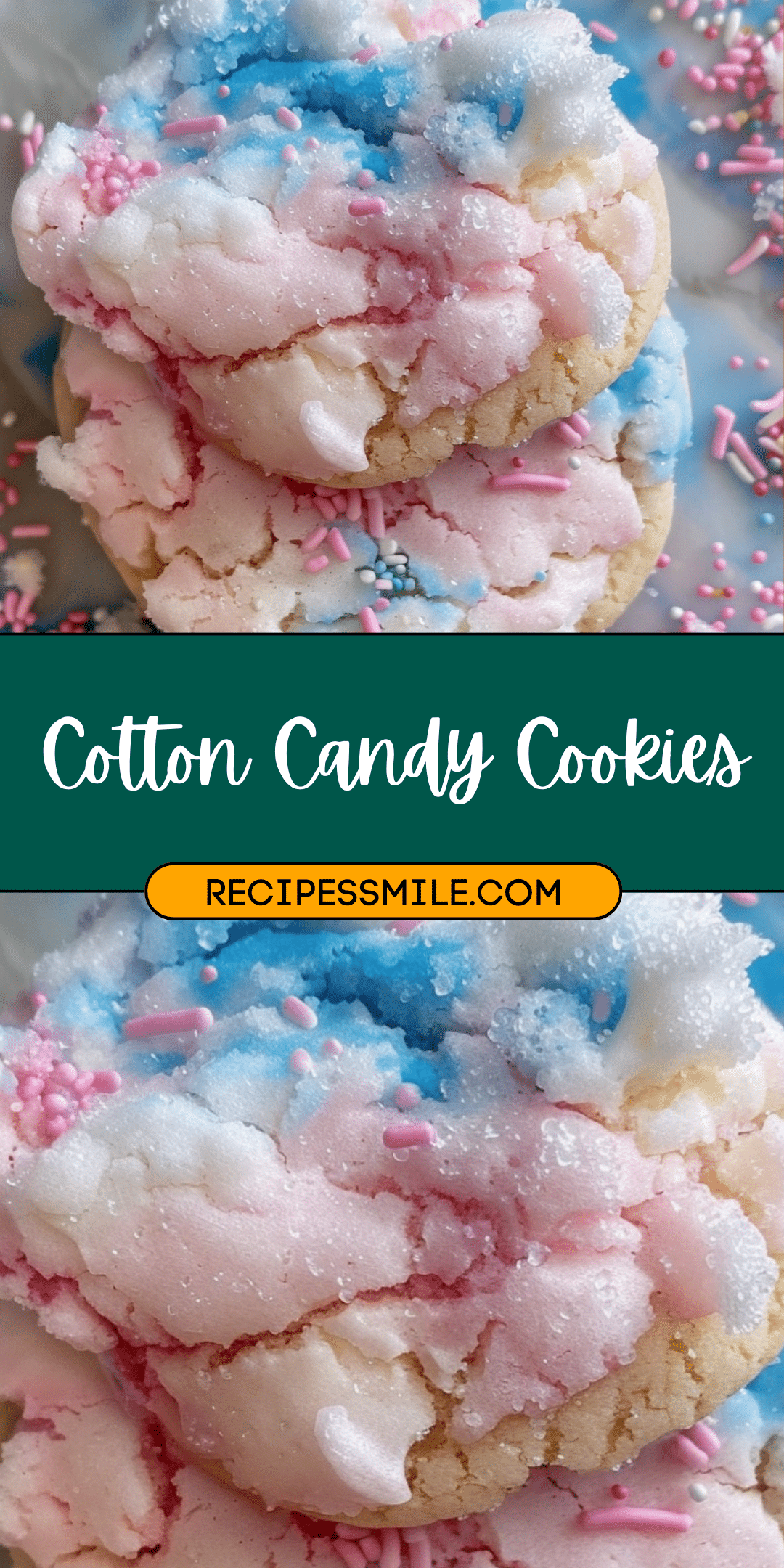 Cotton Candy Cookies - Recipes Smile
