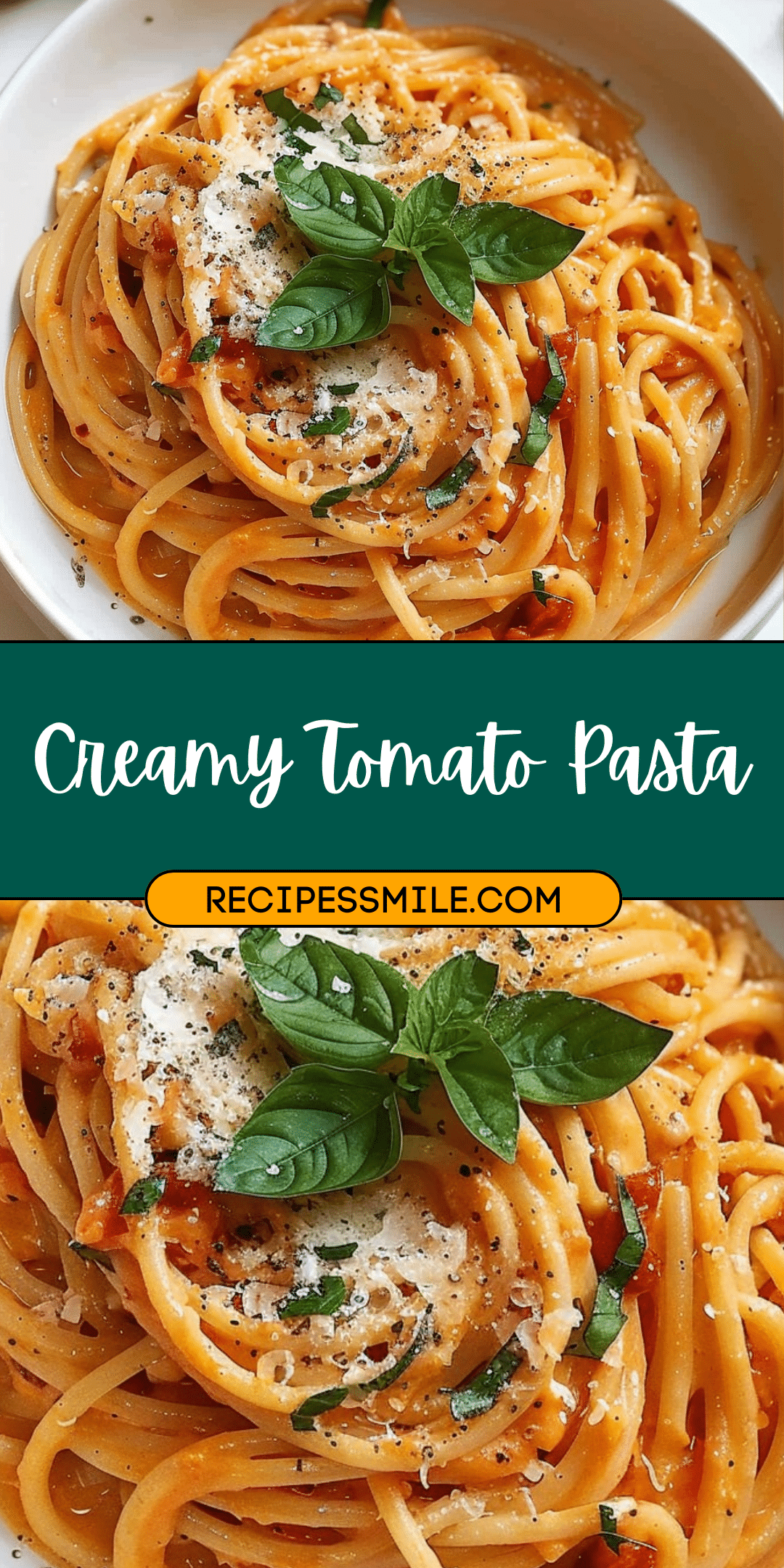 Creamy Tomato Pasta - Recipes Smile