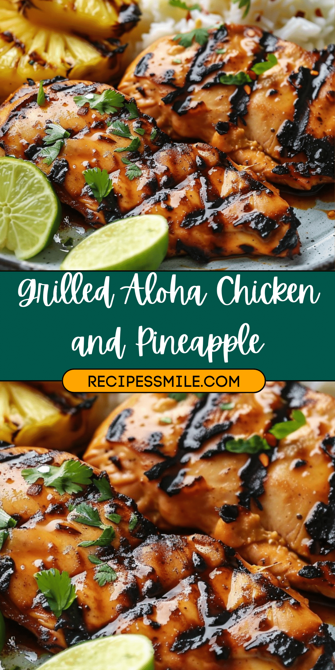 Grilled Aloha Chicken and Pineapple - Recipes Smile