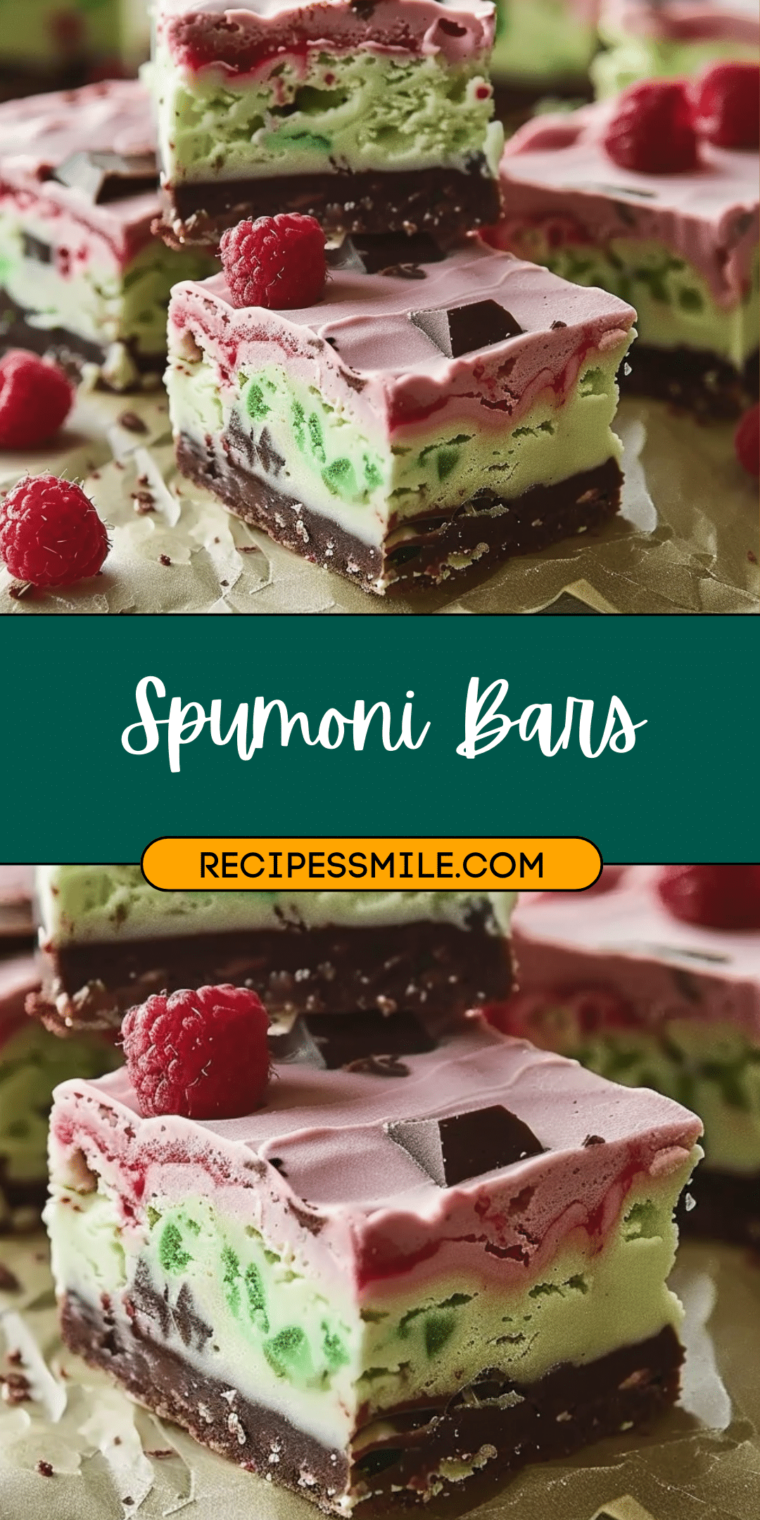 Spumoni Bars - Recipes Smile