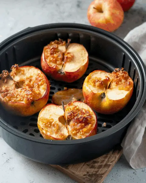 Air Fryer Baked Apples - Recipes Smile