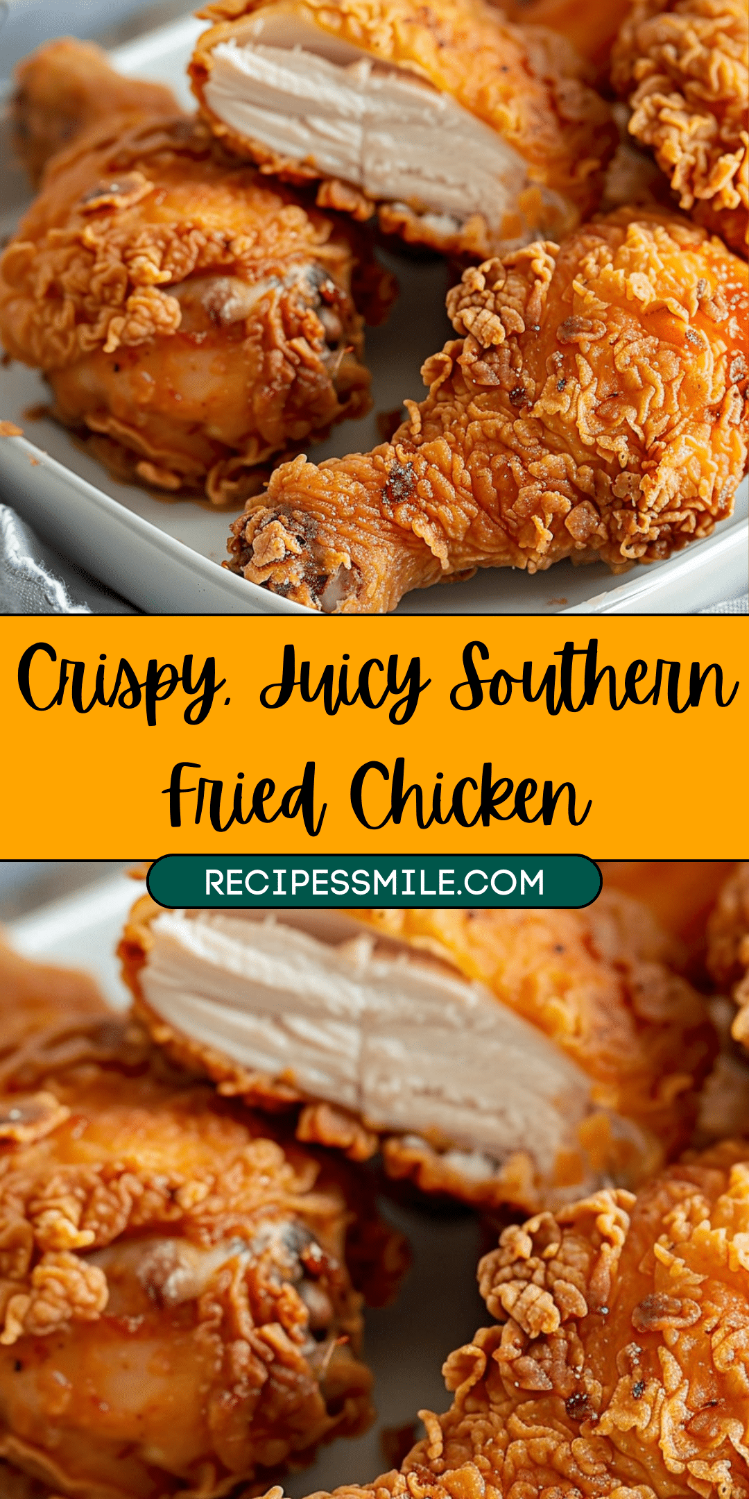 Crispy, Juicy Southern Fried Chicken - Recipes Smile