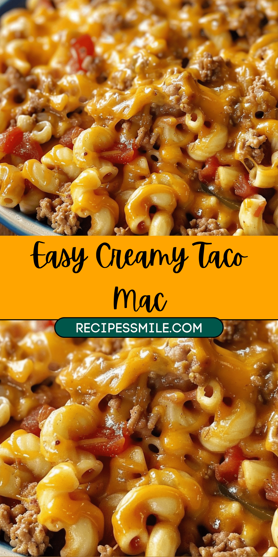 Easy Creamy Taco Mac - Recipes Smile