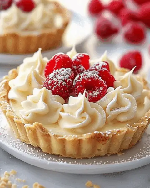 Rich White Chocolate Mousse Tart - Recipes Smile