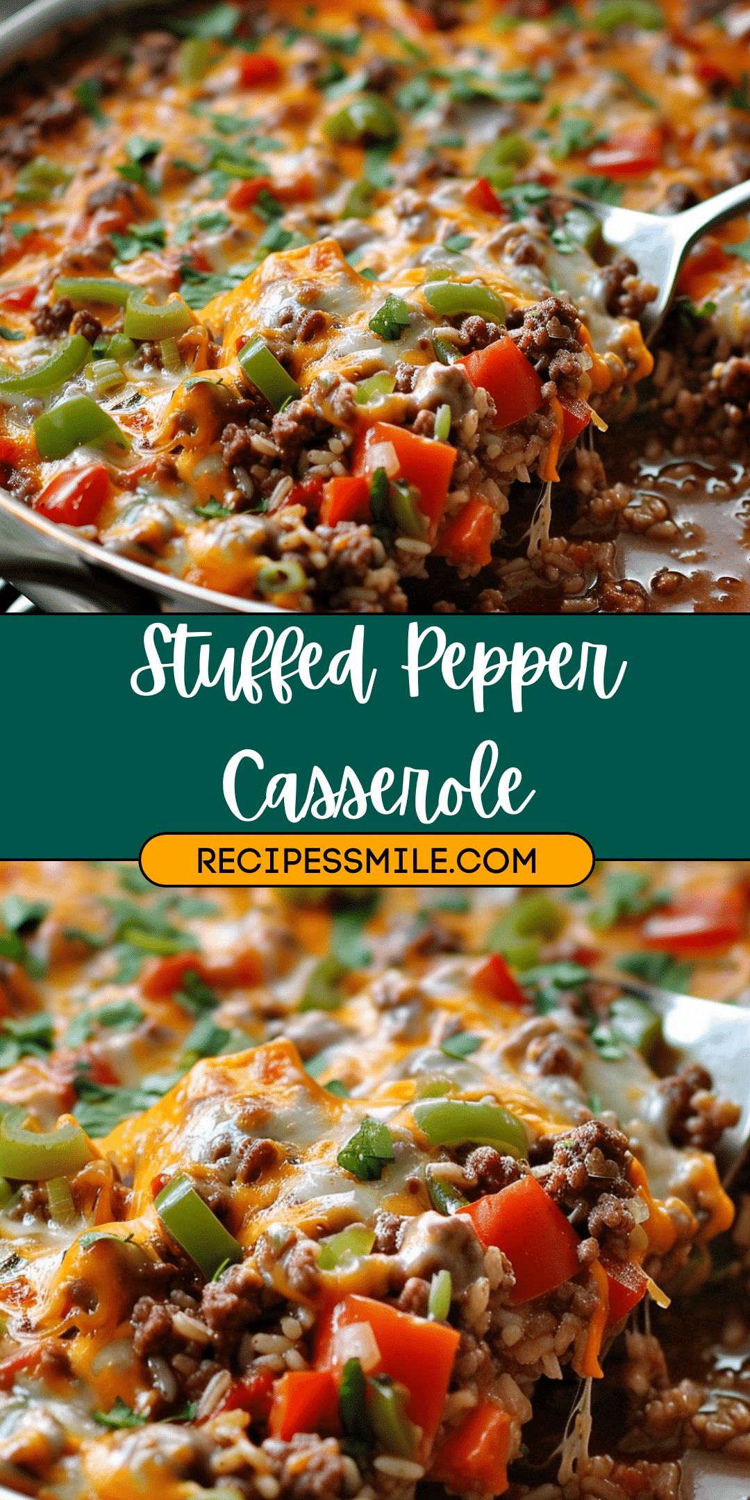 Stuffed Pepper Casserole - Recipes Smile