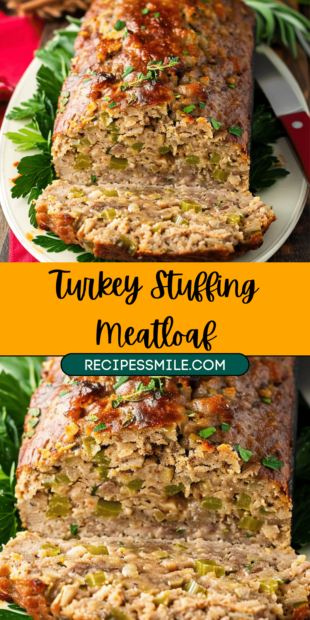 Turkey Stuffing Meatloaf - Recipes Smile