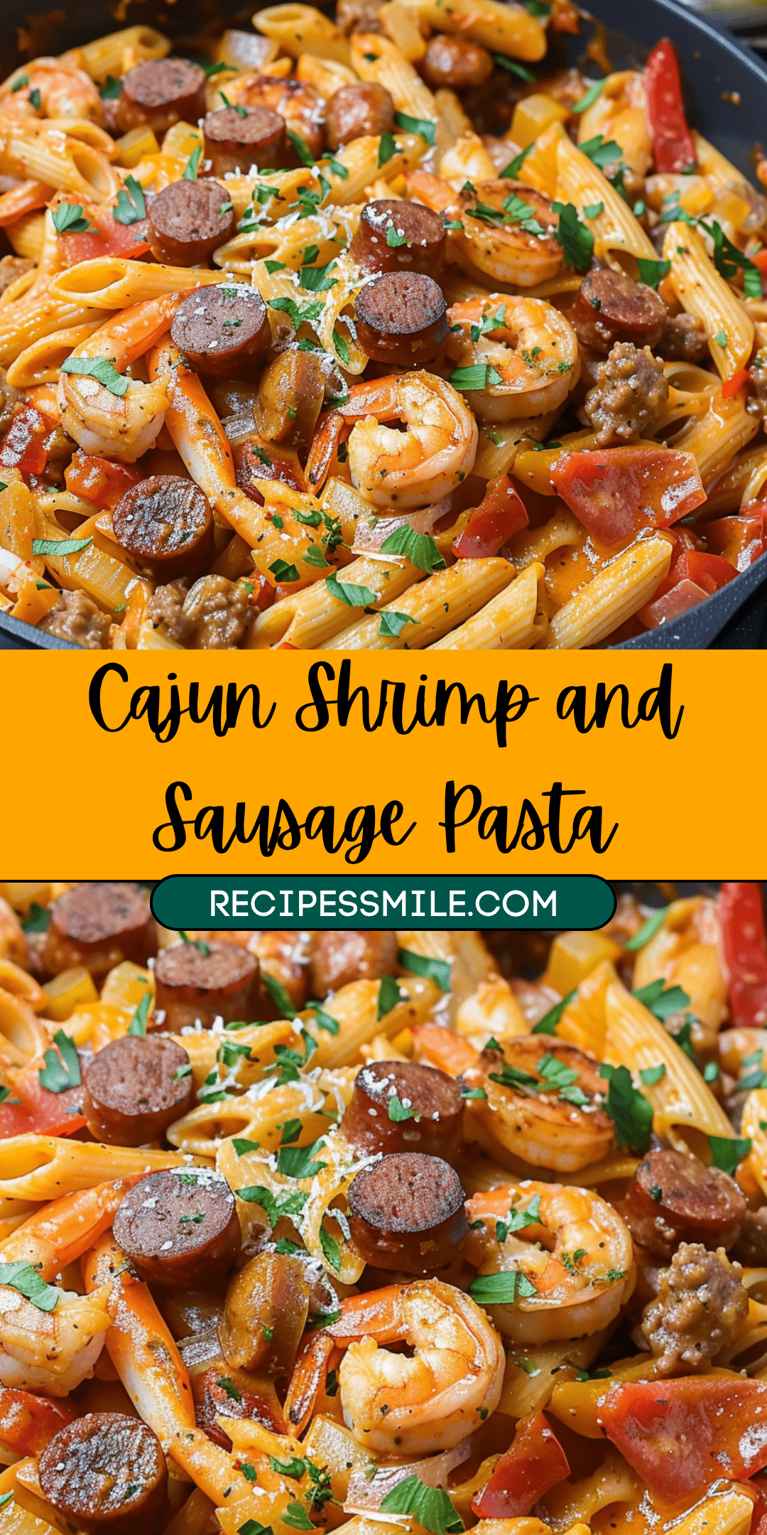 Cajun Shrimp and Sausage Pasta - Recipes Smile