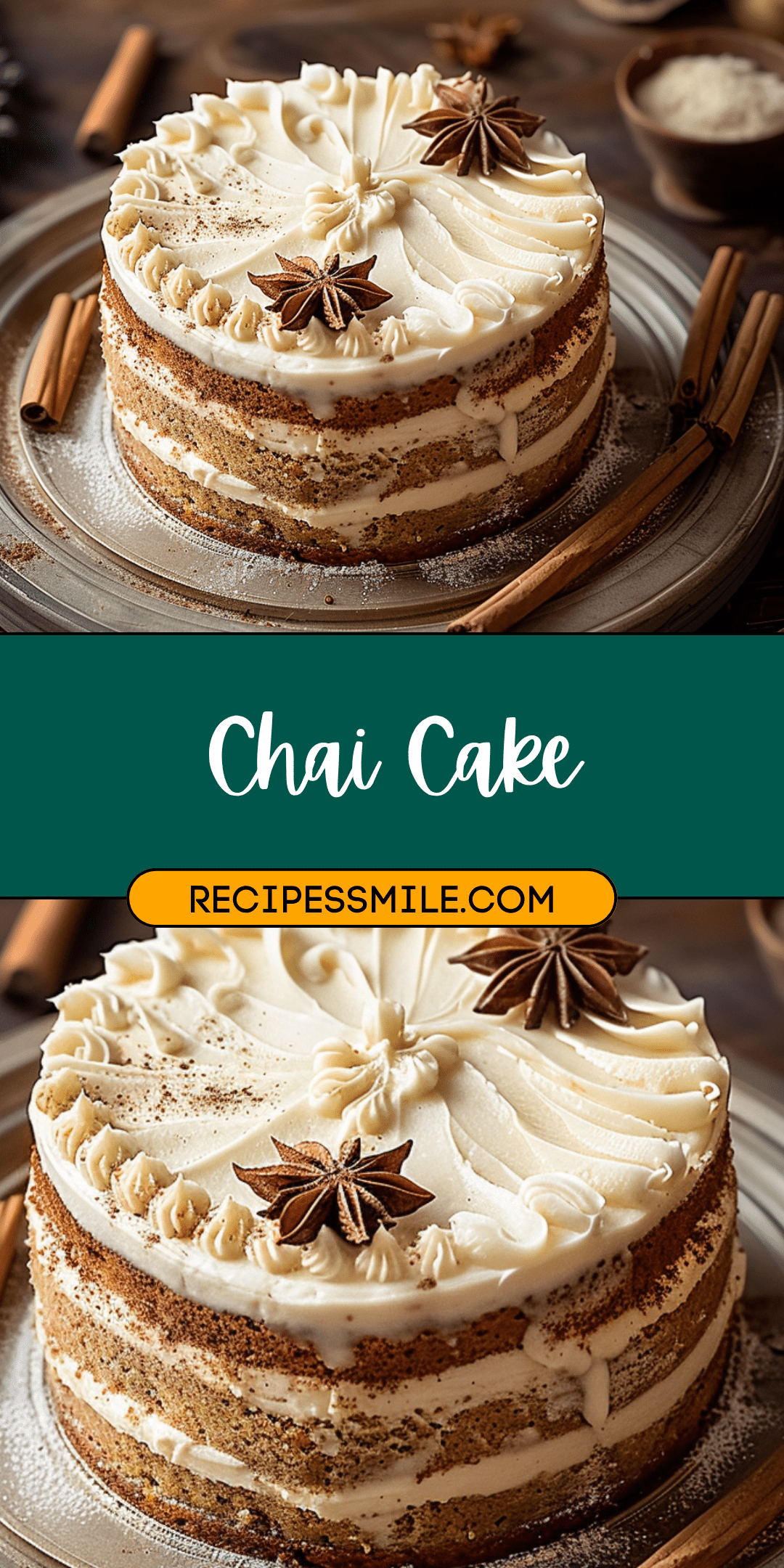 Chai Cake - Recipes Smile