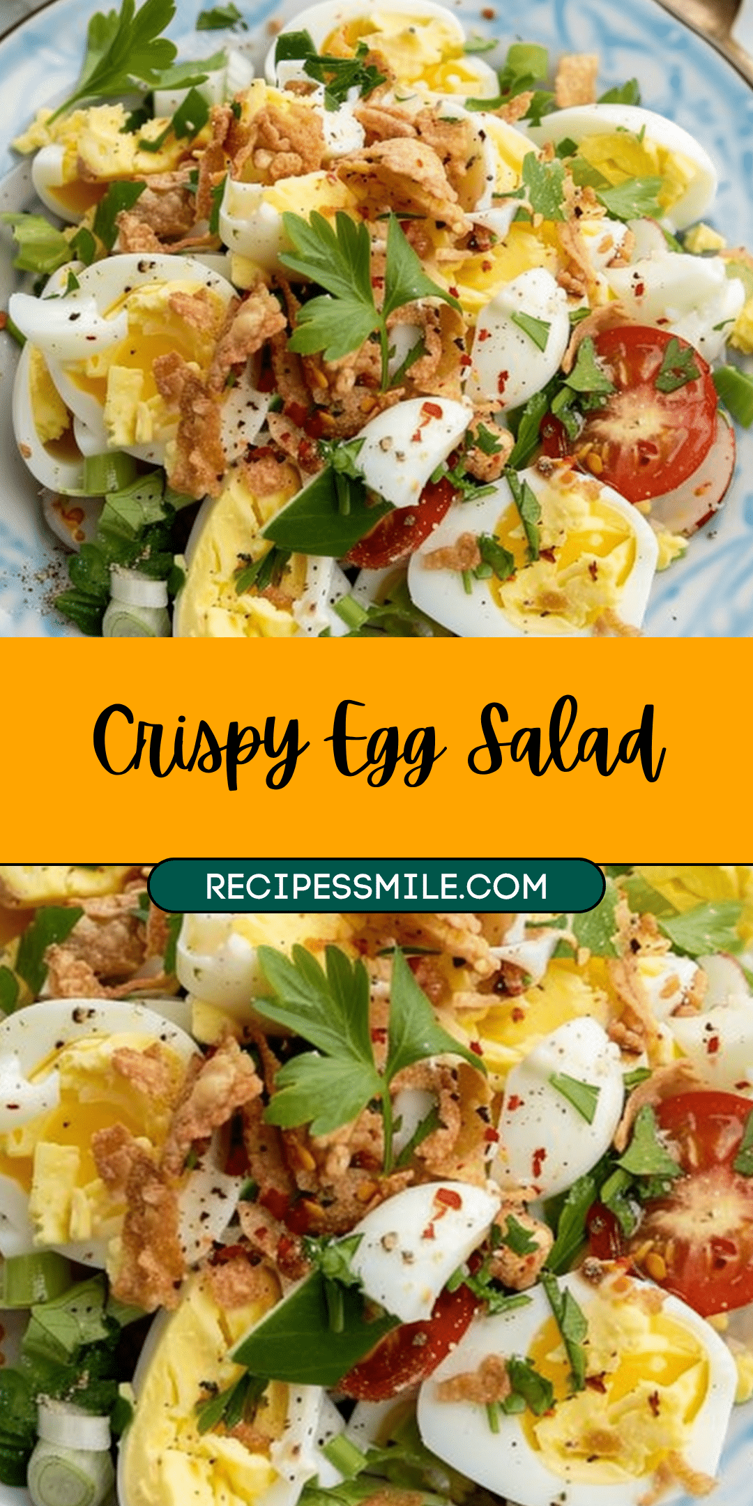 Crispy Egg Salad - Recipes Smile