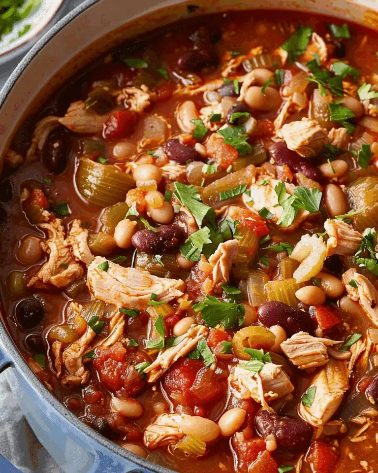 One-Pot Greek Chicken Chili - Recipes Smile