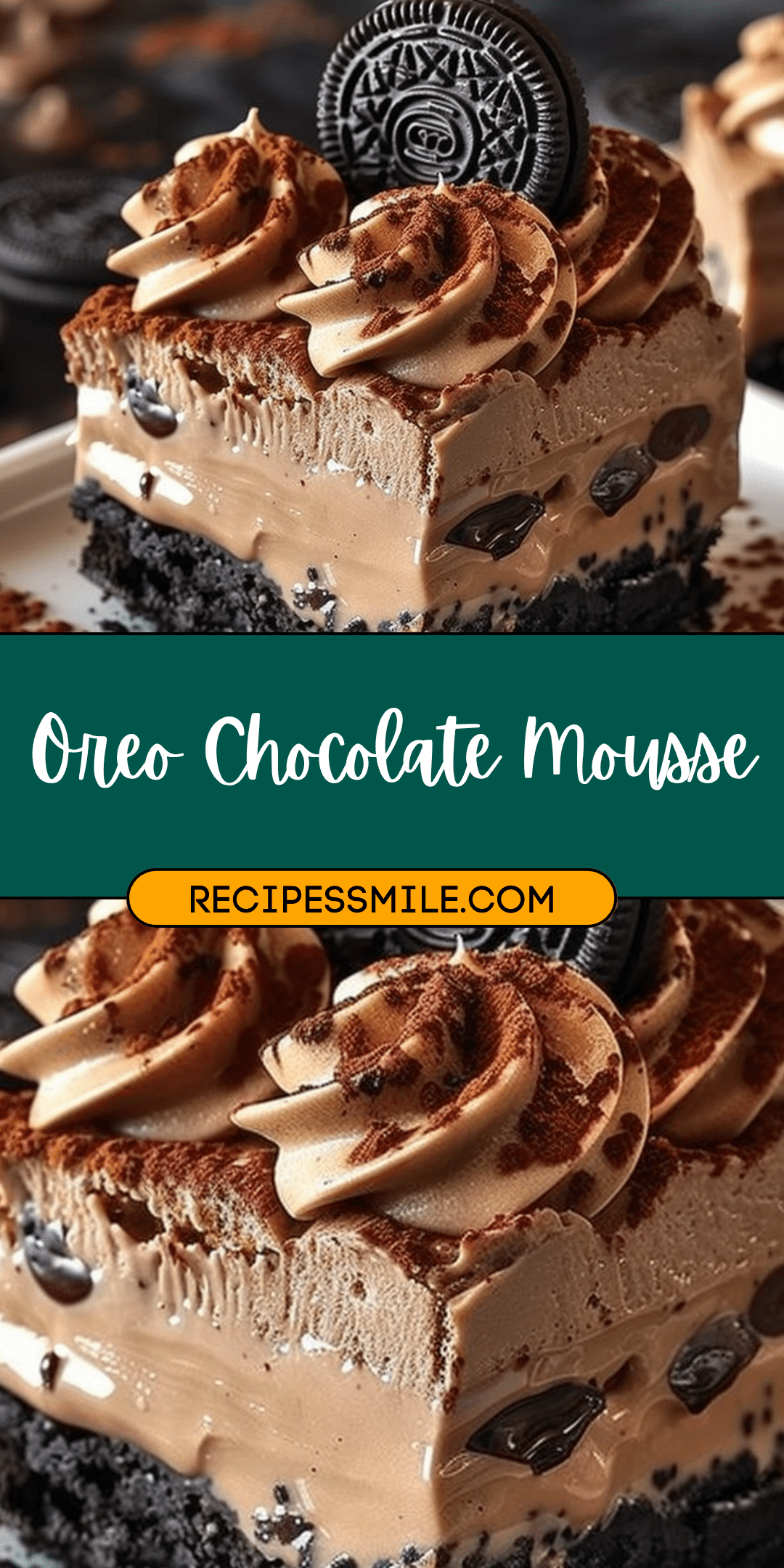 Oreo Chocolate Mousse - Recipes Smile