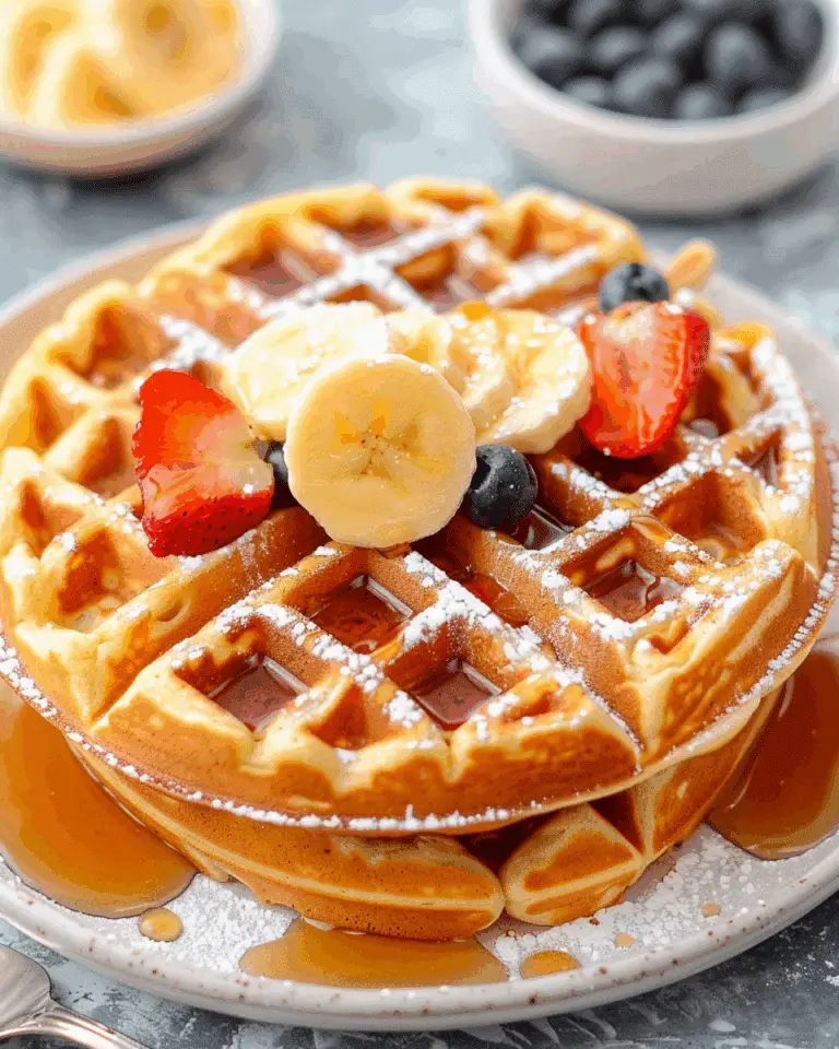 High Protein Waffles with 45g Protein for Epic Mornings - Recipes Smile
