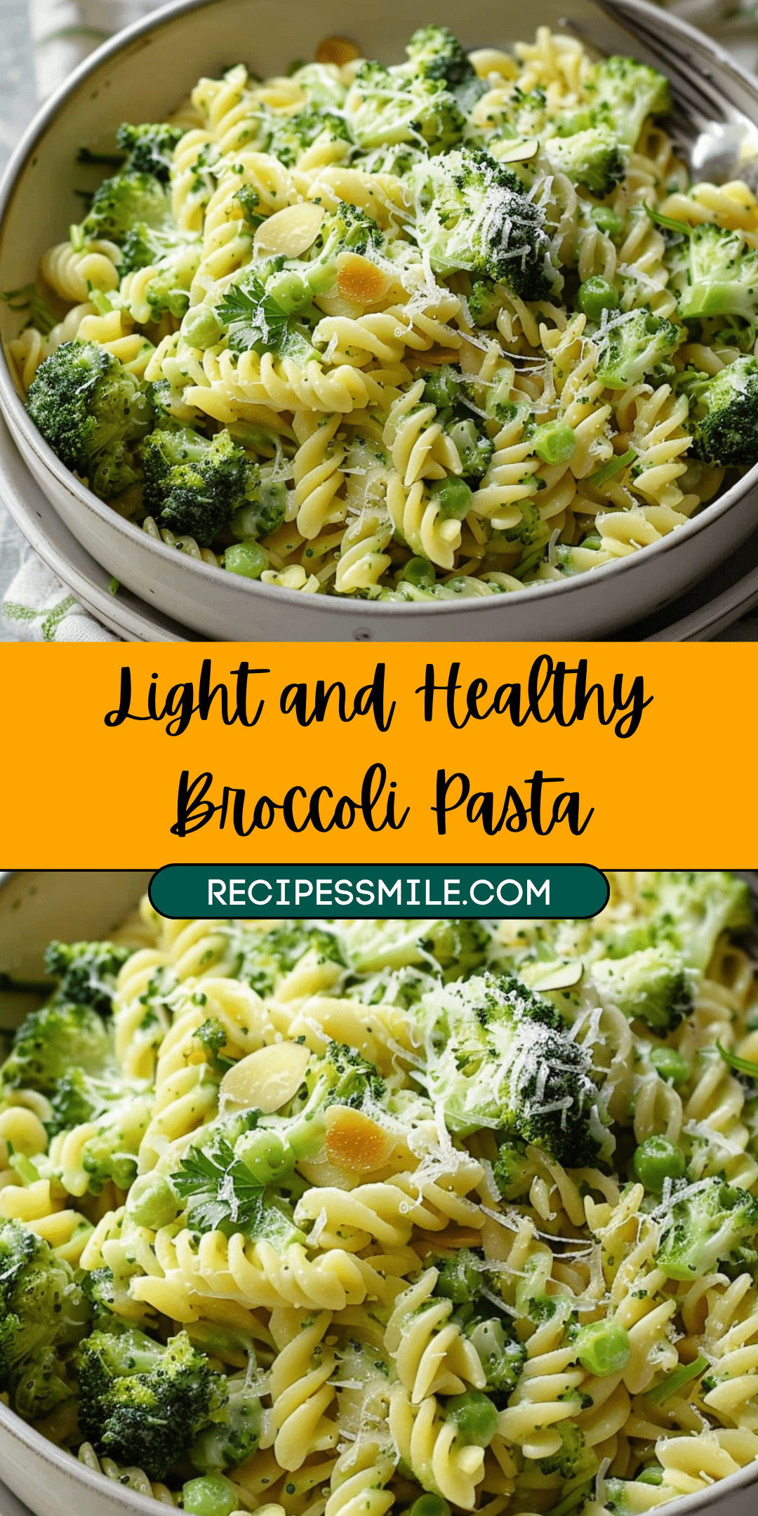 Light and Healthy Broccoli Pasta - Recipes Smile