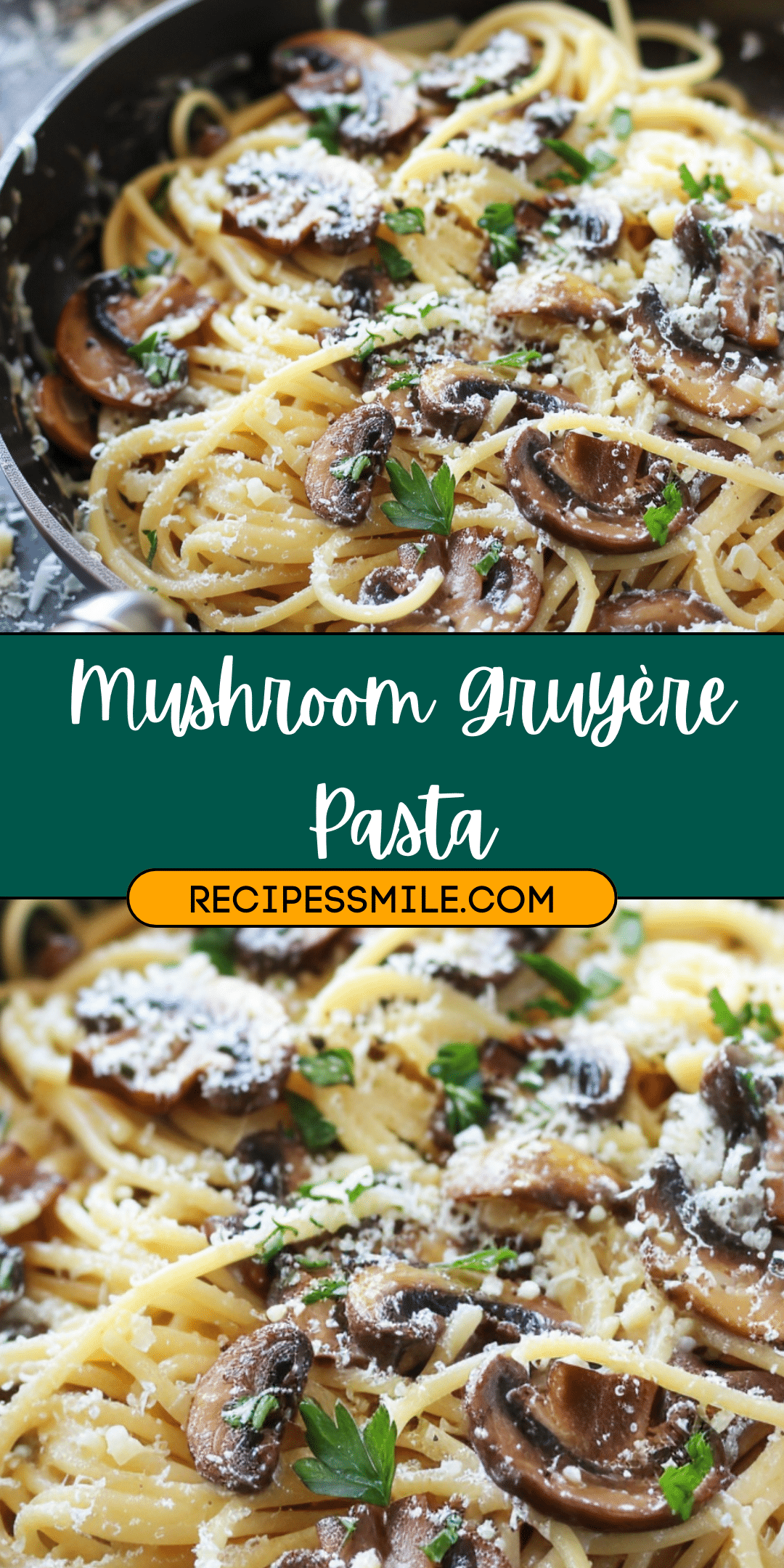 Mushroom Gruyère Pasta - Recipes Smile
